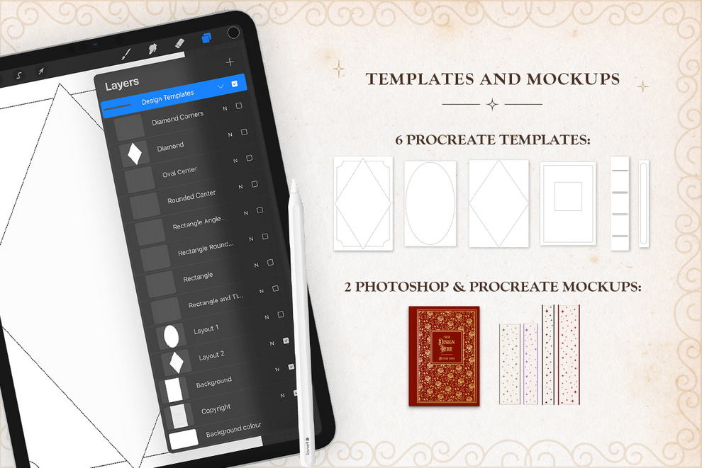 Gilded Tales Toolkit for Procreate – Sara Malva Designs